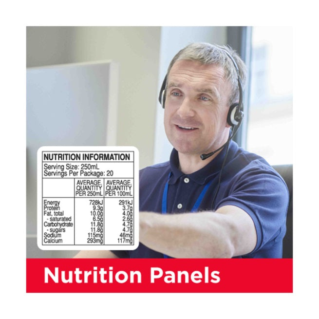 BarTender Support - Remote Setup for Nutrition Panels - insignia